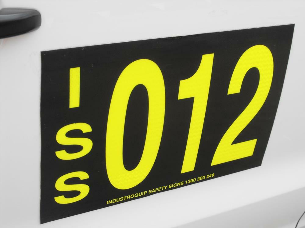 Custom UHF Call Signs - Durable Vehicle ID Plates